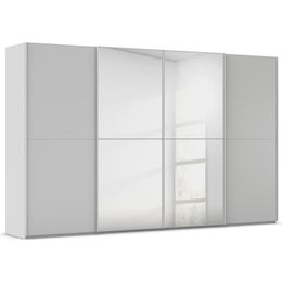 Rauch Schwebet&uuml;renschrank &raquo;Kleiderschrank Schrank Garderobe Schlafzimmerschrank SCALE-DUO&laquo; edle zweigeteilte T&uuml;ren, Spiegel und 3 Zierleisten MADE IN 
