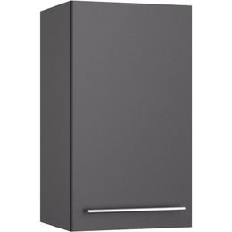 KOCHSTATION H&auml;ngeschrank &raquo;KS-Bern2&laquo; Breite 40 cm, 1 T&uuml;r, 2 Einlegeb&ouml;den grau Holzwerkstoff B/H/T: 40cm x 70,4cm x 34,9cm, T&uuml;ren: 1 Stk.