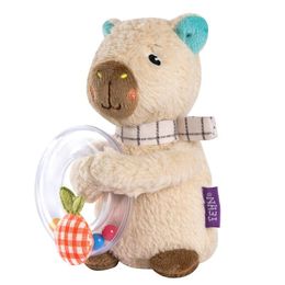 babyFEHN Greifspielzeug &raquo;Capybara Clara, Rasselring Capybara&laquo; beige Einheitsgr&ouml;&szlig;e Greifspielzeug