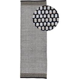 CarpetFine Teppich &raquo;Kelim Mia, auch als L&auml;ufer erh&auml;ltlich&laquo; rechteckig 6 mm H&ouml;he handgewebt, Baumwolle, Wendeteppich, Fleckerl, Bord&uuml;re, Wohnzimmer 