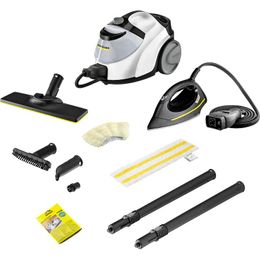 K&auml;rcher K&Auml;RCHER Dampfreiniger &raquo;SC 5 EASYFIX IRON&laquo; mit Dampfdruck-B&uuml;geleisen, VapoHydro-Funktion schwarz-wei&szlig; Einheitsgr&ouml;&szlig;e Dampfreiniger