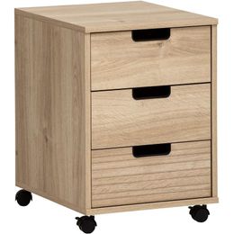 Schildmeyer Rollcontainer &raquo;Emmik, Rollcontainer, Made in Germany, B: 40 cm&laquo; 1 Stk. tlg. Solide Verarbeitung - Dieses Produkt ist in Deutschland gefertigt braun 