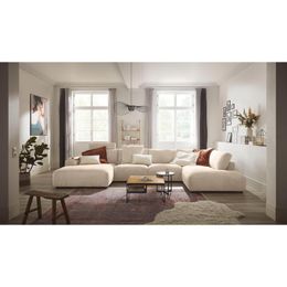 Musterring Wohnlandschaft &raquo;Lucia viel Platz, bequem, U-Form&laquo; Verschiedene Farben, inkl. Kopfst&uuml;tze, Gesamtbreite 434 cm beige B/H/T: 434cm x 81cm x 204cm, Cord, 