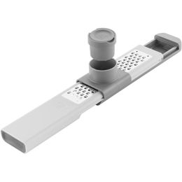 Zwilling K&uuml;chenreibe &raquo;Feinreibe mit Zwei-Wege-Reibtechnologie&laquo; 3-in-1-Multifunktionsreibe, mit Auffangbeh&auml;lter und Fingerschutz grau Edelstahl 18/10 