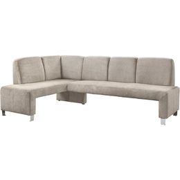 exxpo - sofa fashion Eckbank &raquo;Intenso, viele Bezugsstoffe Cord, Struktur 243/158 cm (B/T)&laquo; hohe Bodenfreiheit, frei im Raum stellbar, hoher 