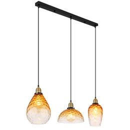 Globo LIGHTING H&auml;ngeleuchte &raquo;SALVY&laquo; E27 1 Stk. H&auml;ngelampe/Pendelleuchte/Esszimmer/Wohnzimmer/Esstisch gelb 1 Stk.