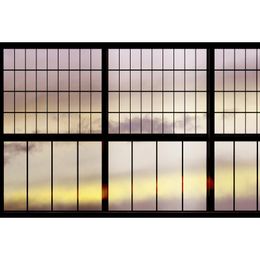 Livingwalls living walls Fototapete &raquo;Walls by Patel Sky 2&laquo; glatt Vlies, Wand, Schr&auml;ge gelb Vlies B/L: 4m x 2,7m