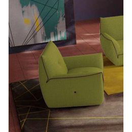 Egoitaliano Sessel &raquo;Yuki, extravagantes Design und h&ouml;chster Sitzkomfort, tolle Details&laquo; mit bioelasatische MIcrofaser BOUNCE bezogen pink Microfaser BOUNCE (80% 