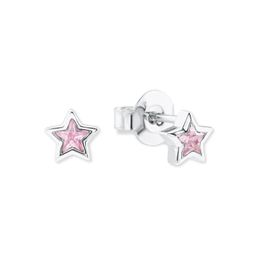 Prinzessin Lillifee Damen Paar Ohrstecker &raquo;Stern&laquo; mit Zirkonia (synth.) bunt Silber 925 (Sterlingsilber)