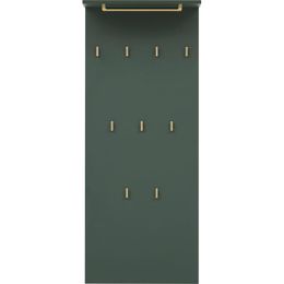 Welltime Garderobenpaneel &raquo;Kent, Garderobenpaneel, Made in Germany, B: 50 cm&laquo; Solide Verarbeitung - Dieses Produkt ist in Deutschland gefertigt gr&uuml;n 