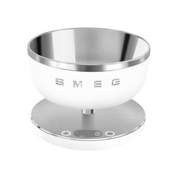 Smeg K&uuml;chenwaage &raquo;KSC01WHMWW&laquo; wei&szlig; Aluminium Einheitsgr&ouml;&szlig;e