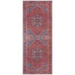 Hanse Home Teppich &raquo;Amata&laquo; rechteckig 5 mm H&ouml;he Orientalisch, L&auml;ufer, Vintage, Wohnzimmer, Schlafzimmer, Esszimmer rot Polyester B : 80cm 1 Stk., 5mm,