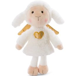 Nici Kuscheltier &raquo;Dein Schutzengel, Schaf La La Lammie 30cm&laquo; mit goldenem Herz & Fl&uuml;geln in Geschenkbox gold Einheitsgr&ouml;&szlig;e Kuscheltier