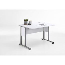 FMD Schreibtisch &raquo;Calvi&laquo; wei&szlig; B/H/T: 120cm x 75cm x 80cm
