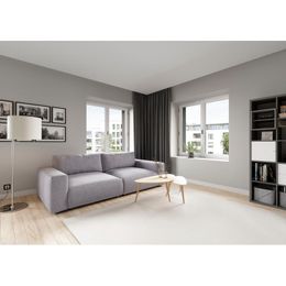 Musterring Big-Sofa &raquo;LUCIA Mega Sofa, hoher Sitzkomfort, Breite 252cm, Kontrastnaht&laquo; in vielen Qualit&auml;ten und 4 unterschiedlichen N&auml;hten, 2,5-Sitzer silber 