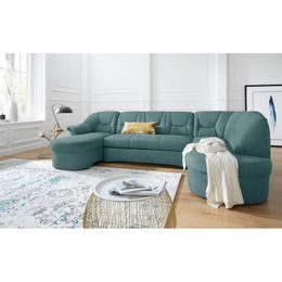 DOMO collection Wohnlandschaft &raquo;SARAFINA 295x83x180 cm, auch mit Federkern f&uuml;r mehr Sitzkomfort!&laquo; whlw. mit Bettfunktion, elegantes Design, U-Form 