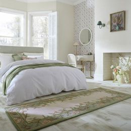 FLAIR RUGS Teppich &raquo;VERONA FLORAL WOOL&laquo; rechteckig 8 mm H&ouml;he beige Oberfl&auml;che: 100% Wolle. R&uuml;ckseite: 60% Baumwolle, 40% Synthetik B : 80cm 1 Stk., 
