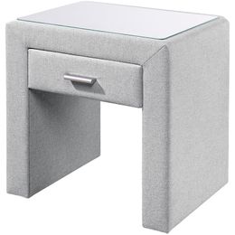 Maintal Nachttisch &raquo;Felsental&laquo; Nachtkonsole mit 1 Schubkasten grau B/H/T: 50cm x 50cm x 40cm