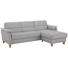 Home Affaire Ecksofa &raquo;Palmera L-Form, B: 244 cm - OTTO. Verl&auml;ssliche Qualit&auml;t.&laquo; optional Schlaffunktion & Bettkasten, Federkern silber 100% Polyester;