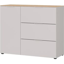 Germania Sideboard &raquo;Savoca&laquo; 1 Stk. tlg. Breite 109 cm, Soft-close, 2 Fu&szlig;varianten inkl., Made in Germany wei&szlig; Holzwerkstoff B/H/T: 109cm x 98cm x 40cm