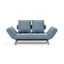 INNOVATION LIVING 3-Sitzer &raquo;Ghia Schlafsofa, Couch mit Wohlf&uuml;hl-Faktor&laquo; eine gro&szlig;e Liegefl&auml;che mit geringer Stellfl&auml;che, beidseitig abklappbar blau B/