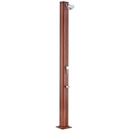 GRE Solardusche &raquo;DSALR32W&laquo; 210 cm H&ouml;he, 32 l Tank braun Aluminium Einheitsgr&ouml;&szlig;e