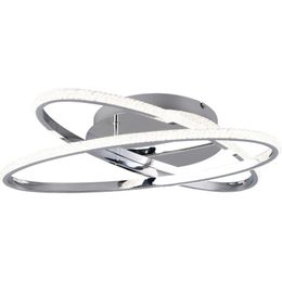 REALITY LEUCHTEN LED Deckenleuchte &raquo;LANE, LED Deckenlampe Ringe, 27W 3500 Lumen 4000K kaltwei&szlig; 58x58 cm&laquo; LED-Board 1 Stk. Kaltwei&szlig; dimmbar per 