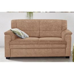 Sit & More sit&more 2-Sitzer &raquo;Pisa&laquo; mit Federkern braun Luxus-Microfaser (90% Polyester, 10% Polyamid);Struktur (100% Polyester);Luxus-Microfaser ALTARA NUBUCK (