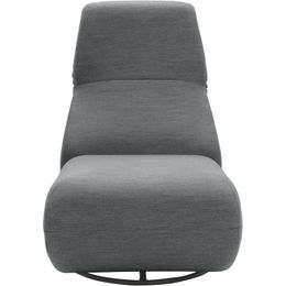 DOMO collection Sessel &raquo;Sonner, wahlweise mit Swivelfunktion&laquo; Um 360 Grad drehbar, R&uuml;cken aufstellbar, Drehsessel grau 100% Olefin Flachgewebe, Dreh-