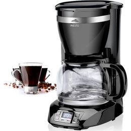 2THETA eta Filterkaffeemaschine &raquo;INESTO ETA317490000&laquo; 1,5 l Kaffeekanne Korbfilter Permanentfilter 1x4 schwarz 1,5 l, 12 Filterkaffeemaschine