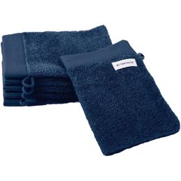 Tom Tailor HOME Waschhandschuh &raquo;Waschhandschuh COLOR BATH&laquo; blau Frottier, Frottier B/L: 16cmx21cm, 6 Stk., Frottier