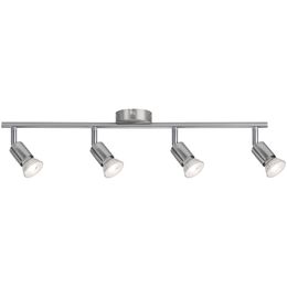 Paulmann LED Deckenleuchte &raquo;Carolina&laquo; GU10 1 Stk. GU10 grau 4, H: 12,4cm, 1 Stk.