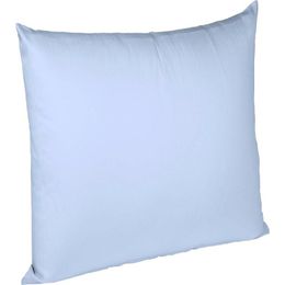 Fleuresse Kissenbez&uuml;ge &raquo;Colours&laquo; edler, b&uuml;gelfreier Interlock-Jersey aus 100% Baumwolle blau Interlock-Jersey, Obermaterial: 100% Baumwolle B/L: 40cm 