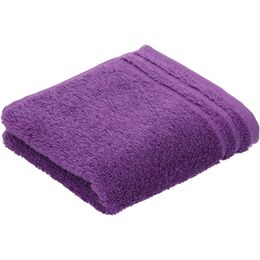 Vossen Gaestehandtuecher &raquo;Calypso Feeling&laquo; im Set, VEGAN lila Walkfrottier, Obermaterial: 100% Baumwolle B/L: 30cmx50cm, 3 Stk., Walkfrottier