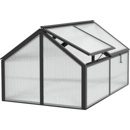 Vitavia Fr&uuml;hbeet &raquo;Zola&laquo; BxTxH: 89x124x71 cm, HKP 4mm, schwarz schwarz B/H/T: 89cm x 71,3cm x 124,3cm
