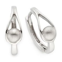 Firetti Damen Paar Creolen &raquo;Schmuck, Geschenk, Creolen Silber rhodiniert&laquo; silber 14mm, Silber 925 (Sterlingsilber)