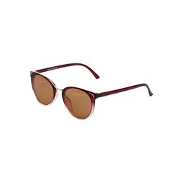 Laura Scott Damen Sonnenbrille Tropfen-Design, Vollrandrahmen, altrosa mit Farbverlauf braun Einheitsgr&ouml;&szlig;e