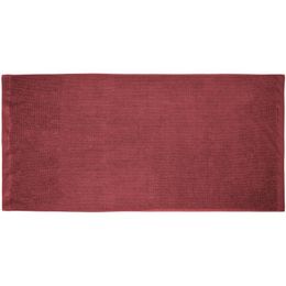 Strandtuch &raquo;Heckettlane Strandtuch Grant&laquo; Strandtuch aus hochwertige Baumwolle, 650gr/m&sup2; rot Frottee, Baumwolle B/L: 90cmx180cm, 1 Stk., Frottee