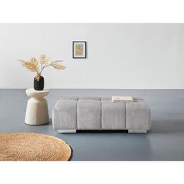 COTTA Hockerbank &raquo;Orion&laquo; grau 90% Polyester, 10% Polyamid B/H/T: 134cm x 42cm x 70cm, Chenille-Struktur