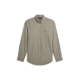 Tommy Hilfiger Button Up Shirt male size M Olive / White