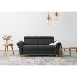 OTTO home 2,5-Sitzer &raquo;Lindgren&laquo; wahlweise mit TV-Funktion, links oder beidseitig, Kopfteilverstellung grau 100% Polyester B/H/T: 185cm x 84cm x 93cm, 