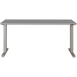 Germania Schreibtisch &raquo;GW-Agenda Schreibtisch&laquo; elektrisch h&ouml;henverstellbar mit Memory-Funktion silber B/H/T: 160cm x 80cm