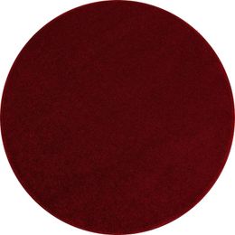 Ayyildiz Teppiche Teppich &raquo;ATA, auch als L&auml;ufer und in rund&laquo; rund 10 mm H&ouml;he Kurzflor, uni, gro&szlig;e Farbauswahl, robust, Fu&szlig;bodenheizungsgeeignet rot Kunstfaser &Oslash; 200cm 1