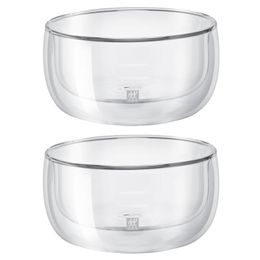 Zwilling Gl&auml;ser-Set &raquo;Sorrento&laquo; Doppelwandig, Borosilikatglas, 2-tlg., je 280 ml transparent Borosilikatglas 6,2cm, 280ml, 2 Stk.