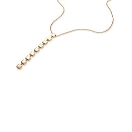 Calvin Klein Damen Kette mit Anh&auml;nger &raquo;GEOMETRIC&laquo; gold Edelstahl, L: 51 B: 1mm