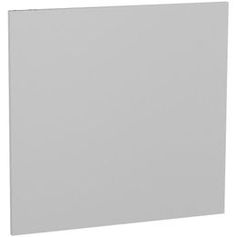 KOCHSTATION Frontblende &raquo;KS-Lucy&laquo; Breite 60 cm, Metallgriff, f&uuml;r teilintegrierten Geschirrsp&uuml;ler grau Holzwerkstoff B/H/T: 59,6cm x 57,2cm x 1,6cm