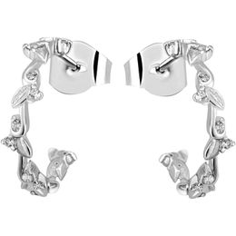 Firetti Damen Paar Creolen &raquo;Schmuck Geschenk Silber 925 Ohrschmuck Ohrringe&laquo; mit Zirkonia (synth.) silber Silber 925 (Sterlingsilber)
