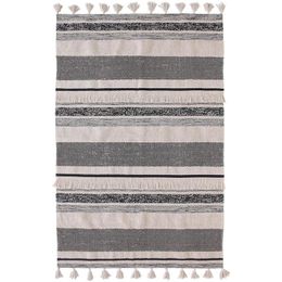 GUTMANN FACTORY Hochflor-Teppich &raquo;Puffy 67710&laquo; rechteckig 60 mm H&ouml;he beige Baumwolle B : 160cm 1 Stk., 60mm, L: 230cm