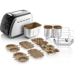 2THETA eta Brotbackautomat &raquo;Delicca II MAX, ETA714990040&laquo; 16 Programme 850 W silber Einheitsgr&ouml;&szlig;e