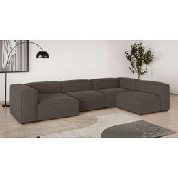 OTTO home Wohnlandschaft &raquo;HAILY U-Form mit Ottomane links/rechts, Ma&szlig;e B/T/H: 360/200/72 cm&laquo; als Modul oder separat verwendbar, f&uuml;r individuelle 